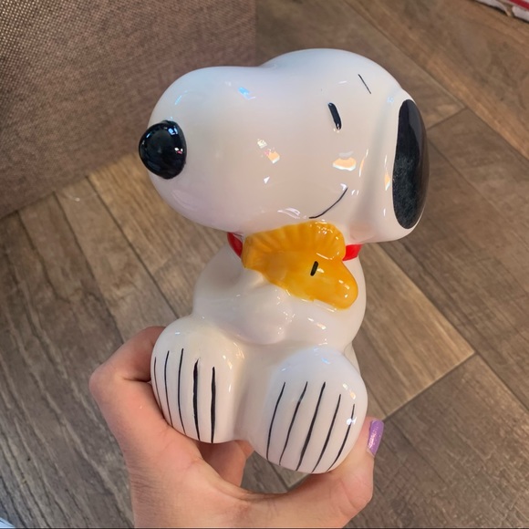 Peanuts | Accents | Snoopy And Woodstock Ceramic Collectors Sculpture ...